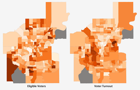 Edmonton Election 2010: Visualizing Results by Polling Station ...